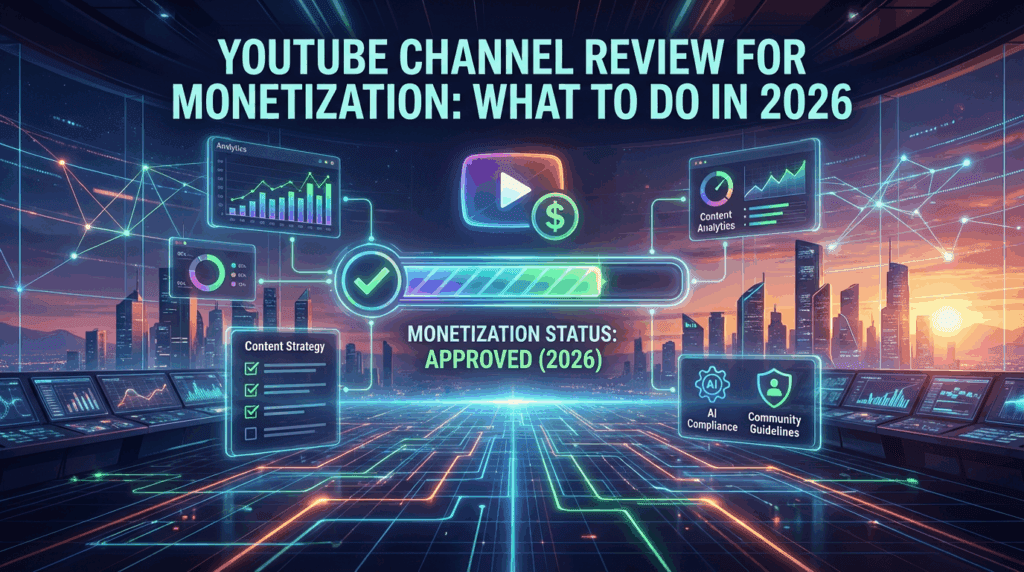 YouTube Channel Review for Monetization: What to Do in 2026 - Build My ...