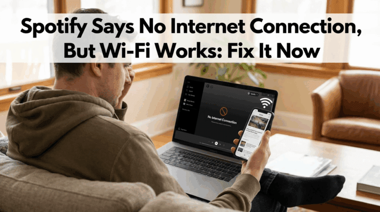 Spotify No Internet Connection, But Wi-Fi Works: Fix It Now - Build My ...