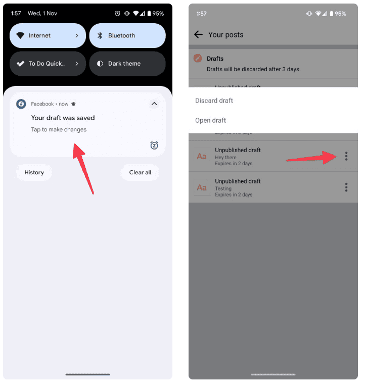 How To Find Saved or Unsaved Drafts on Facebook? - Build My Plays