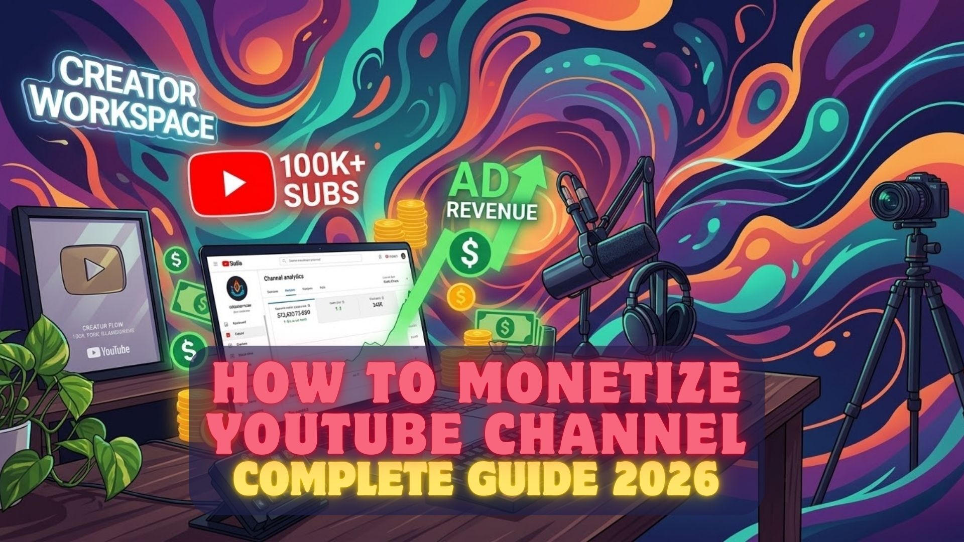 How to Monetize YouTube Channel: Complete Guide 2026 - Build My Plays