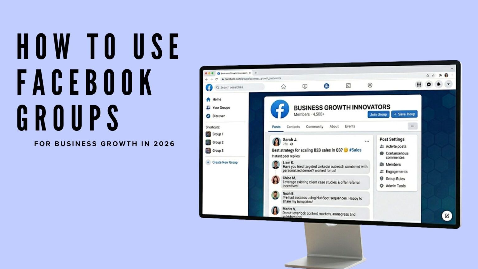 Wie Sie Facebook-Gruppen im Jahr 2026 für Ihr Unternehmenswachstum ...