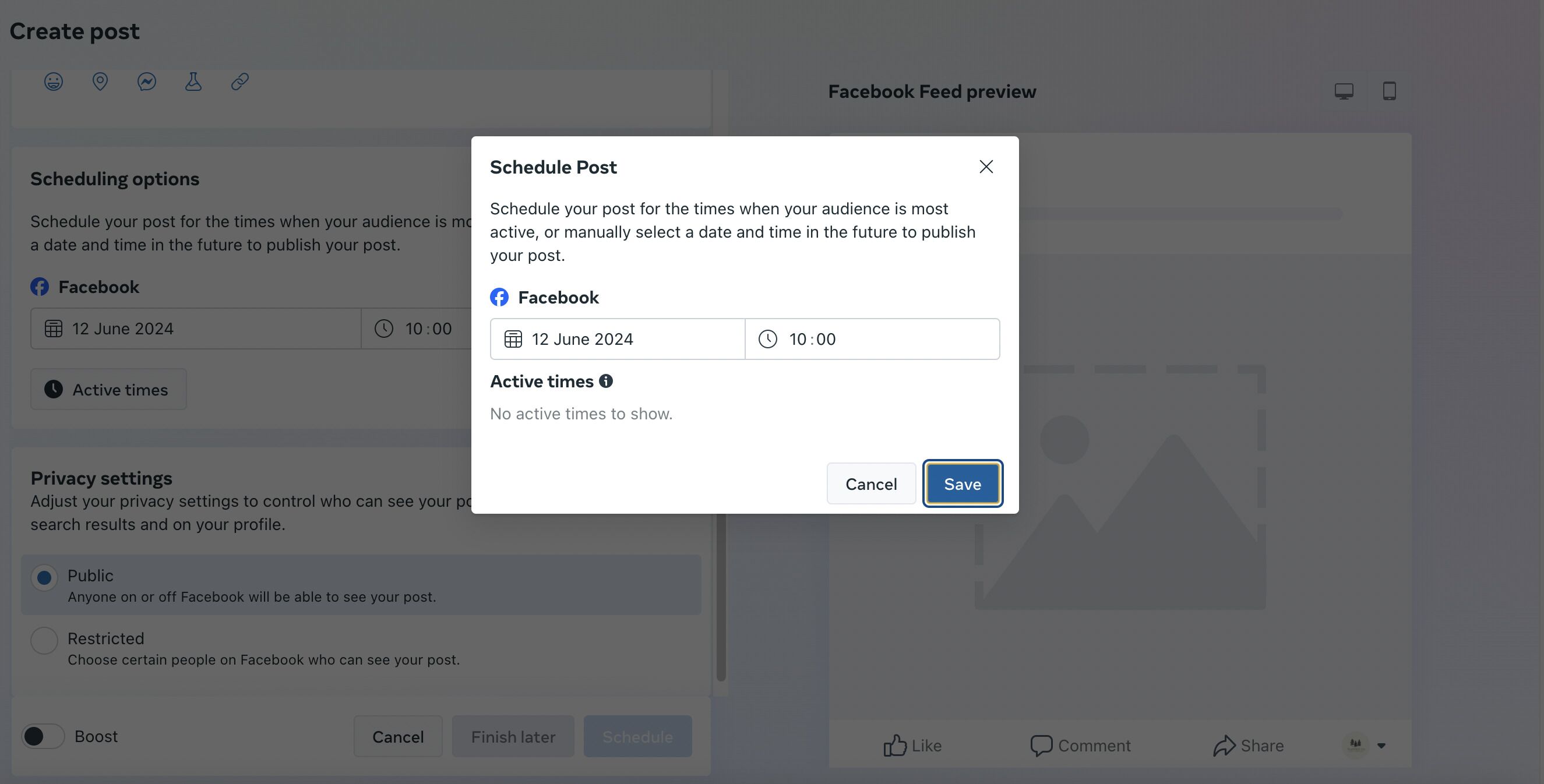How to Schedule a Post on Facebook in 2025 - Build My Plays